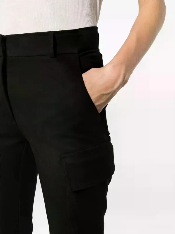 ANDREĀDAMO Mid-rise Detachable Flared Trousers
