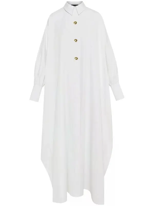 Oscar De La Renta Cotton Poplin Kaftan