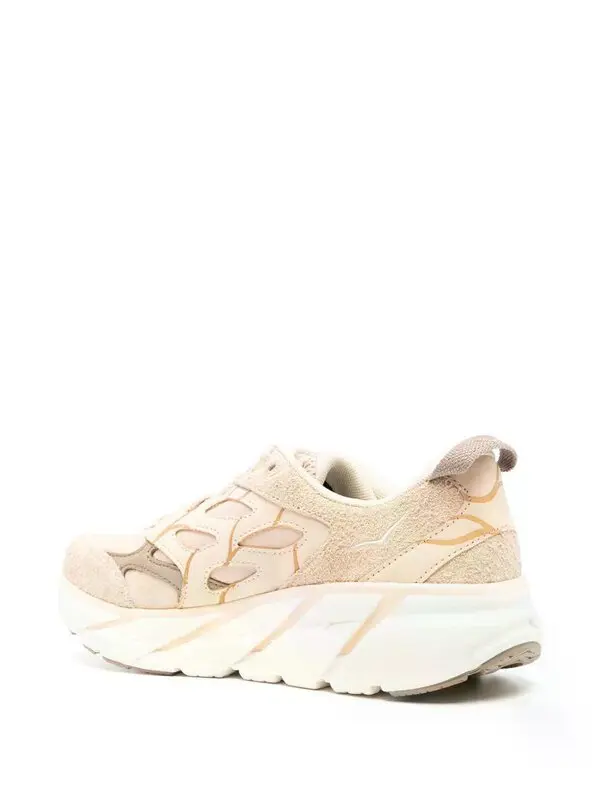 HOKA® Clifton L Suede Trainers - Neutrals