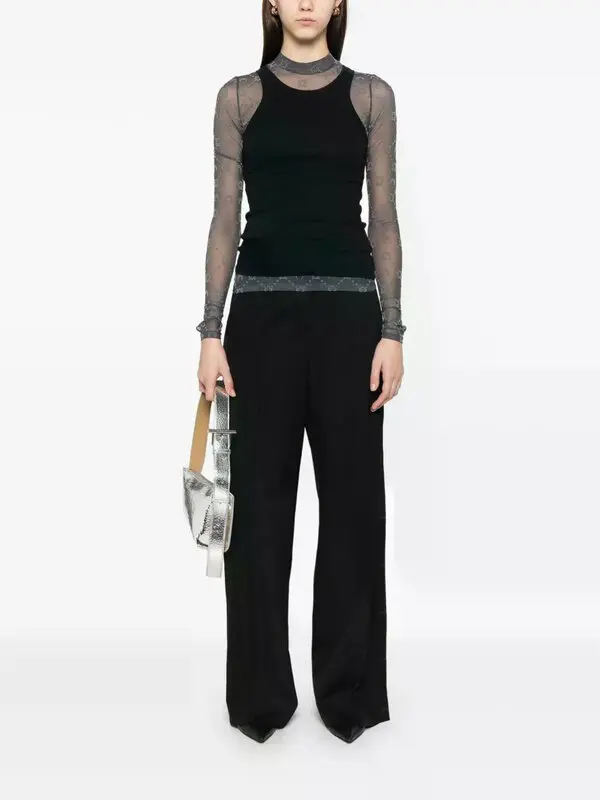 Off-White Wide Leg Trousers