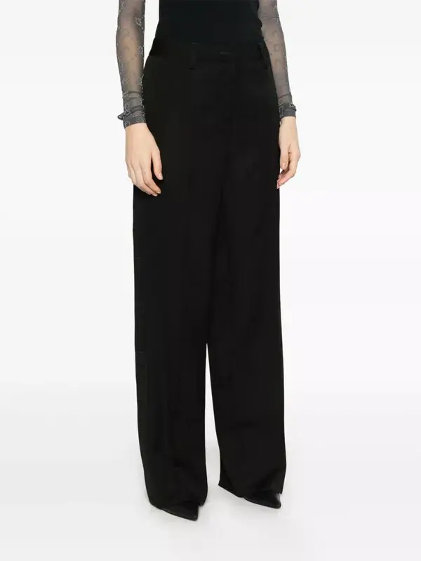 Off-White Wide Leg Trousers