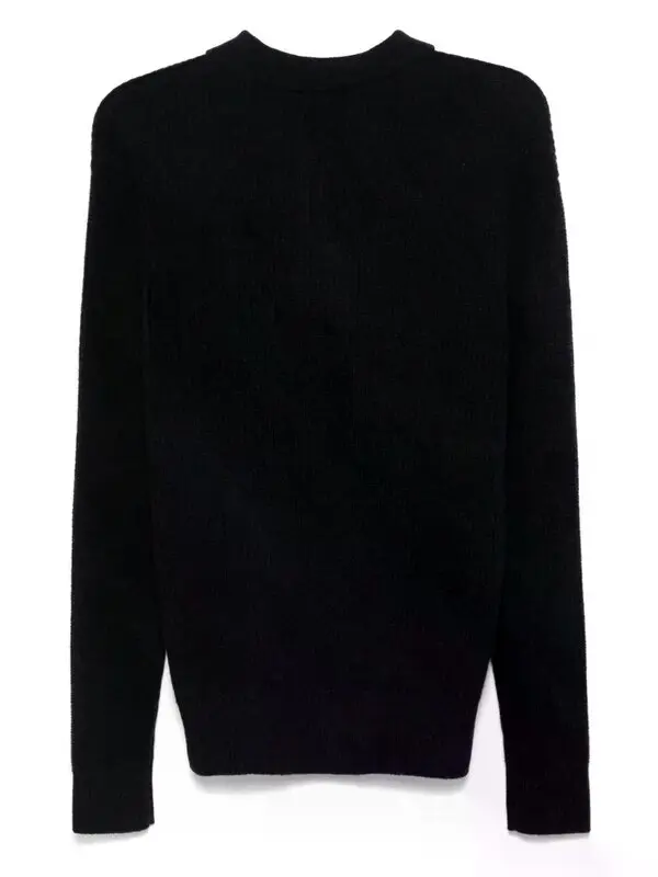 Aspesi Wool Fisherman's Knit Polo Shirt