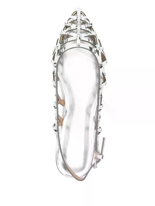 Ash Mirror Ballet Flats