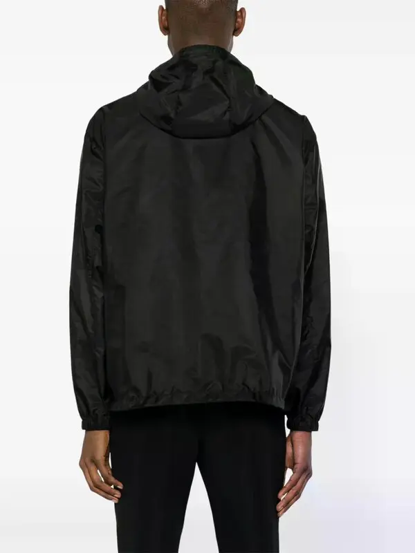 Prada Re-nylon Hooded Jacket - Black