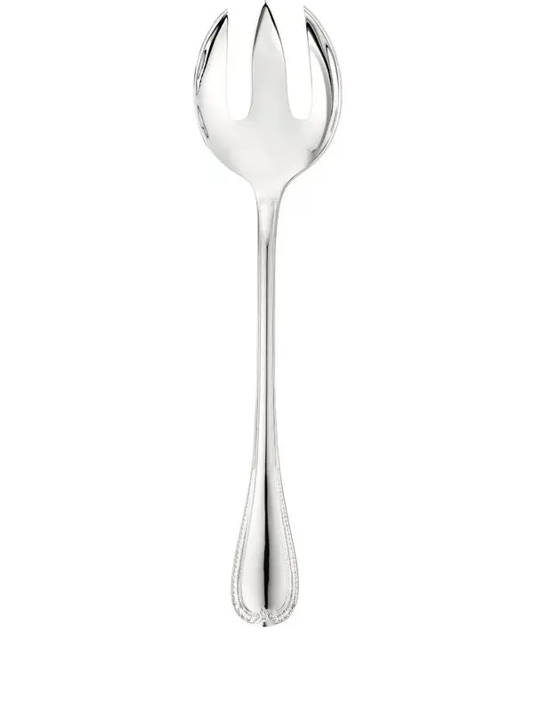 Christofle Malmaison Salad Serving Fork - Silver