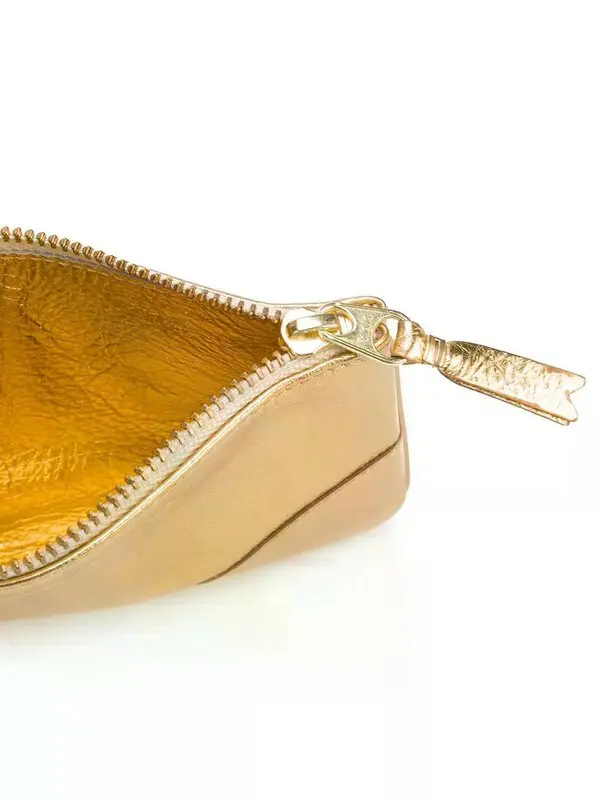 Comme Des Garçons Zipped Coin Purse - Gold