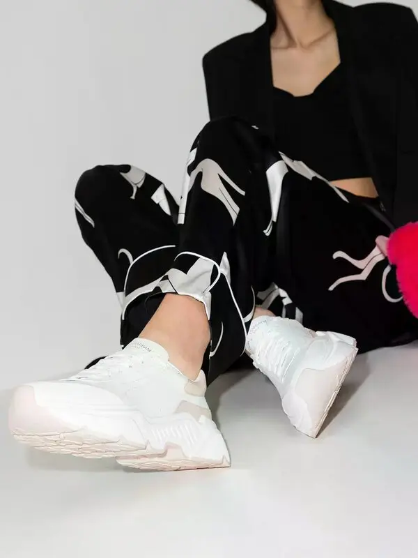 Dolce & Gabbana Daymaster Leather Sneakers - White
