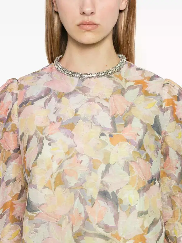 Zimmermann Diamante-trim Mini Dress