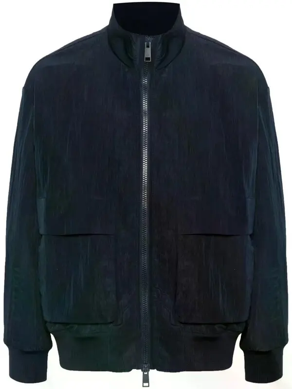 Armani Exchange Textured Zipped Jacket