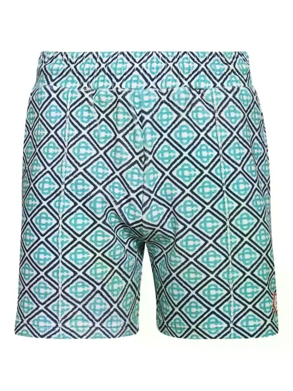 Casablanca Towelling Shorts - Blue