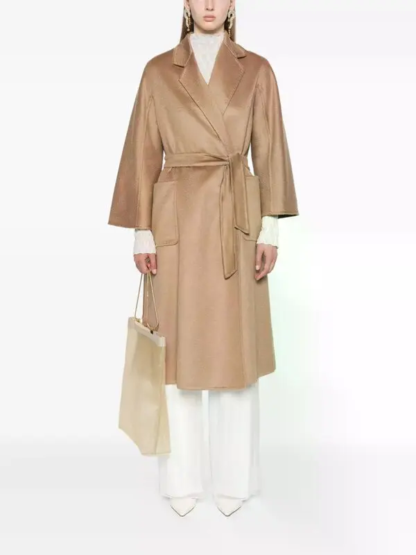 Max Mara Ludmilla Icon Belted Coat - Neutrals