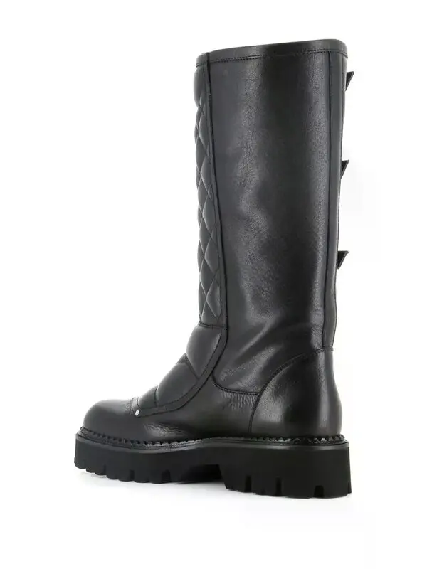 Sartore Multi-way Strap Quilted Leather Boots