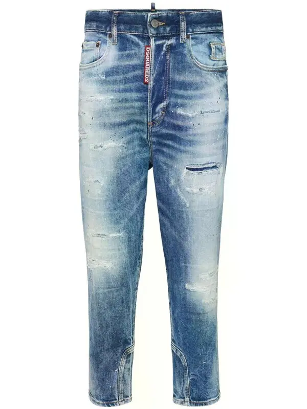 Dsquared2 Distressed Tapered Jeans
