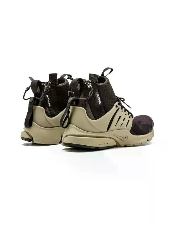 Nike X Acronym Air Presto Mid Sneakers - Black