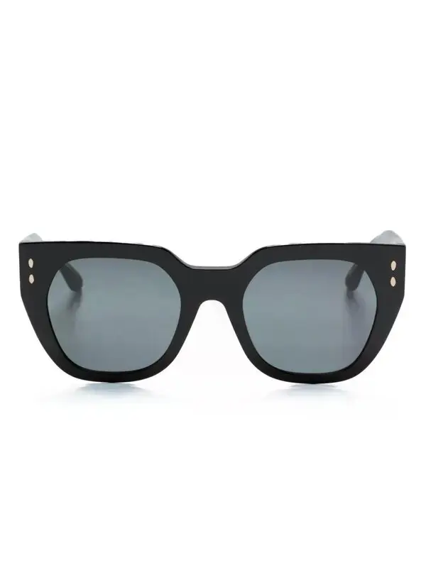 Isabel Marant Cat-eye Frame Tinted Sunglasses - Black