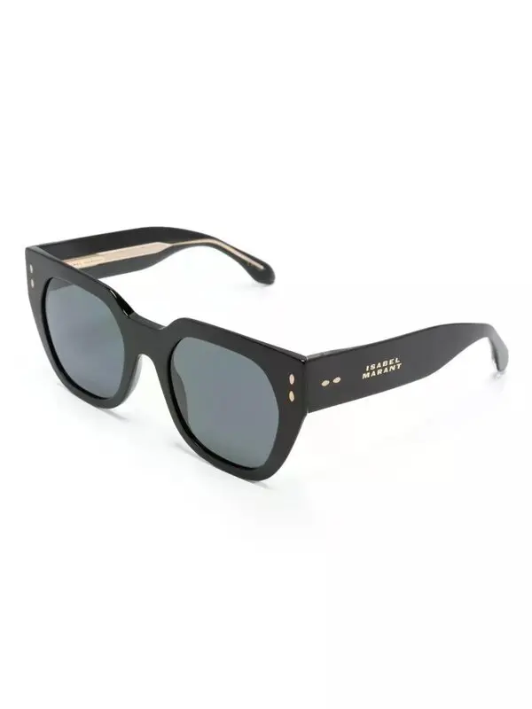 Isabel Marant Cat-eye Frame Tinted Sunglasses - Black