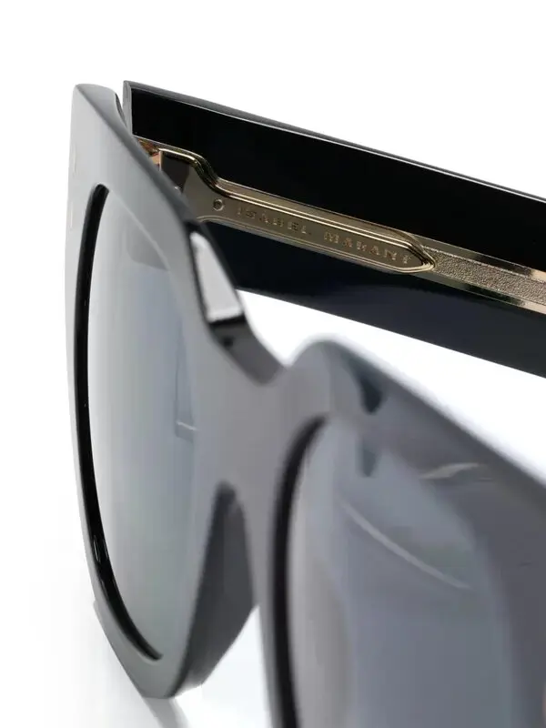 Isabel Marant Cat-eye Frame Tinted Sunglasses - Black