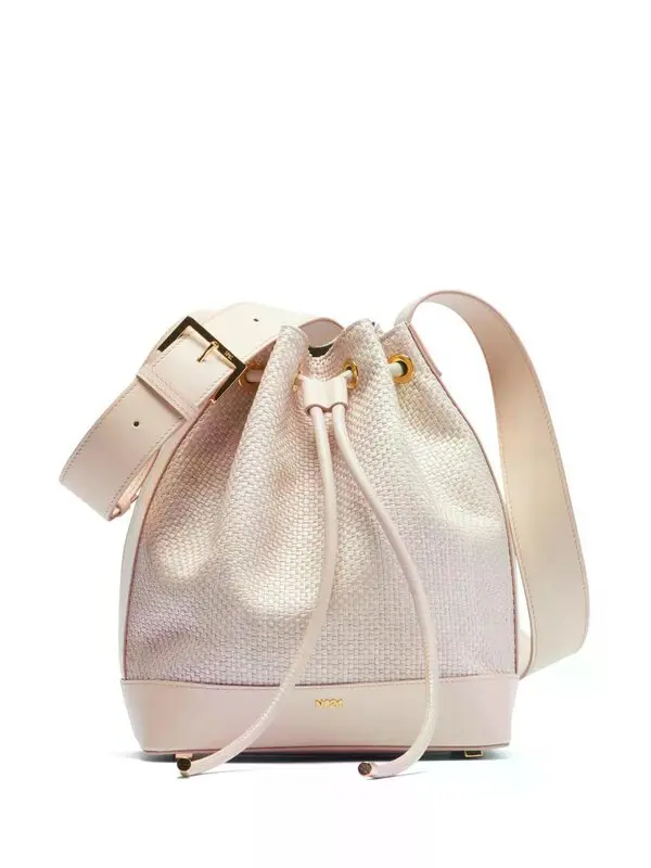 N°21 Woven Raffia Bucket Bag