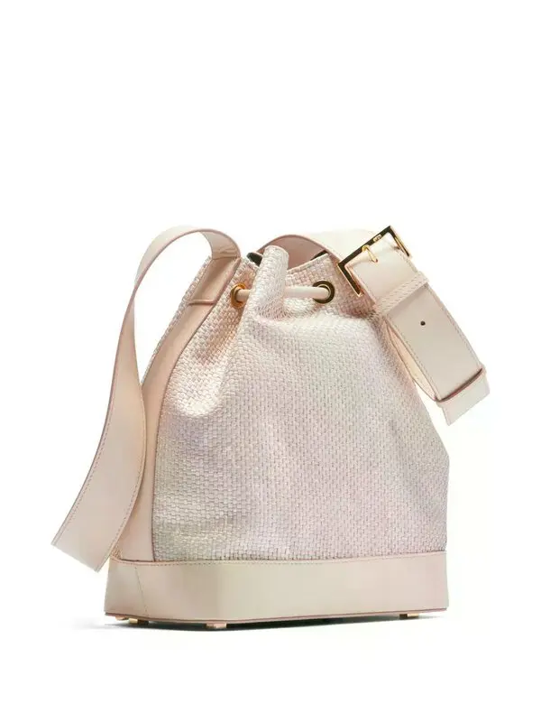 N°21 Woven Raffia Bucket Bag