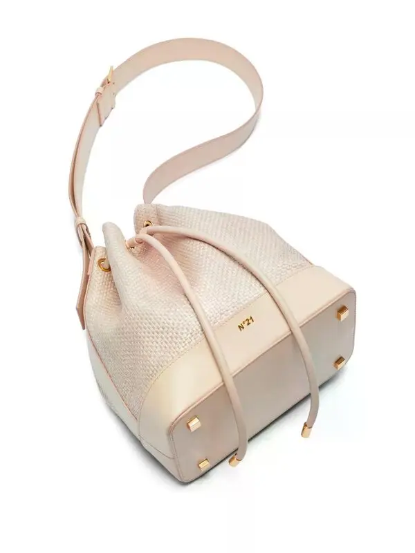 N°21 Woven Raffia Bucket Bag