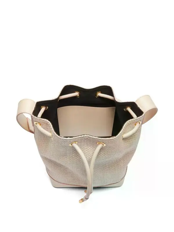 N°21 Woven Raffia Bucket Bag