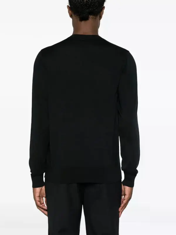 Dsquared2 Logo-plaque Fine-knit Jumper
