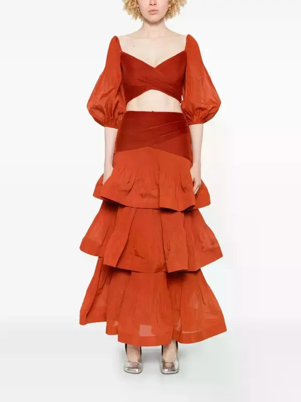 Zimmermann Pleated Top - Red