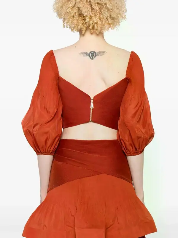 Zimmermann Pleated Top - Red