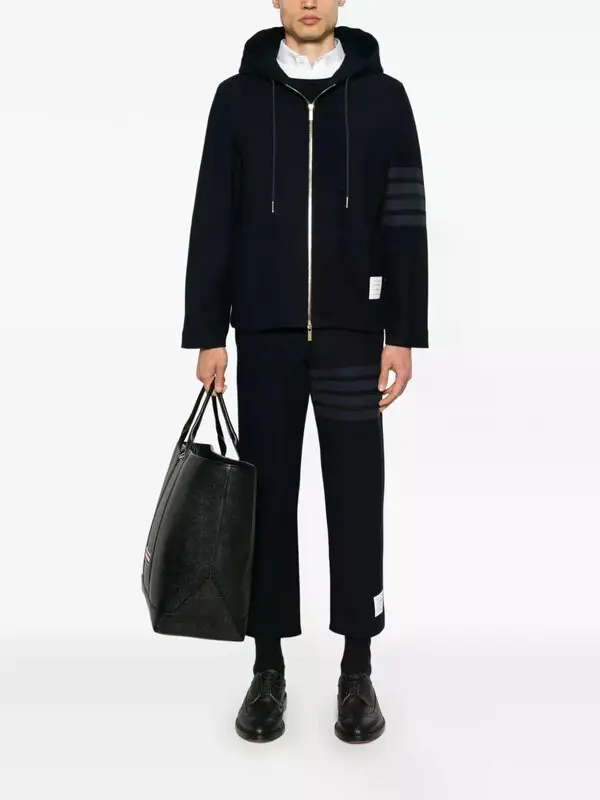 Thom Browne 4-bar Stripe Hooded Jacket