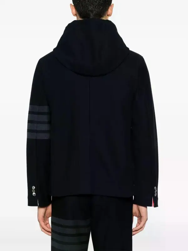 Thom Browne 4-bar Stripe Hooded Jacket