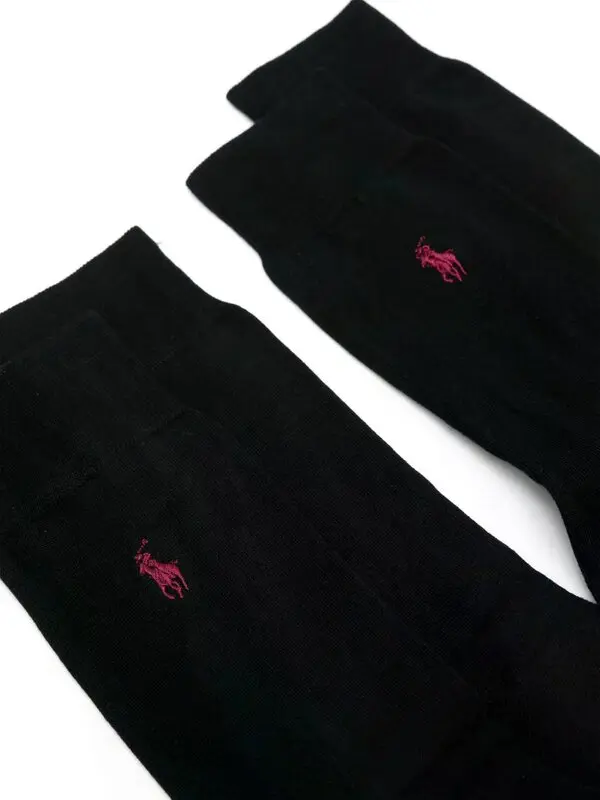 Polo Ralph Lauren Socks Pack Of Two - Black