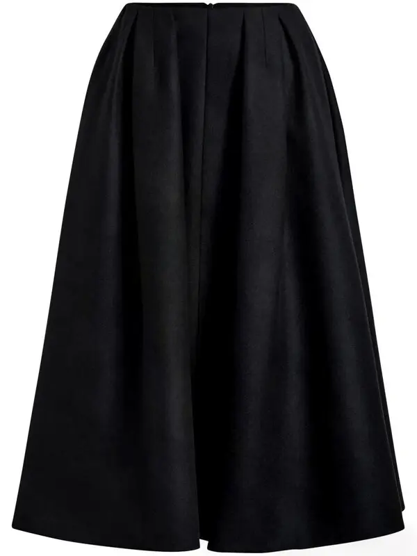 PATOU Pleated Midi Skirt