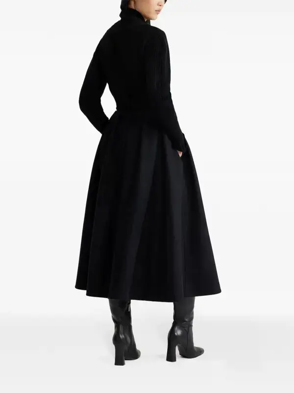 PATOU Pleated Midi Skirt