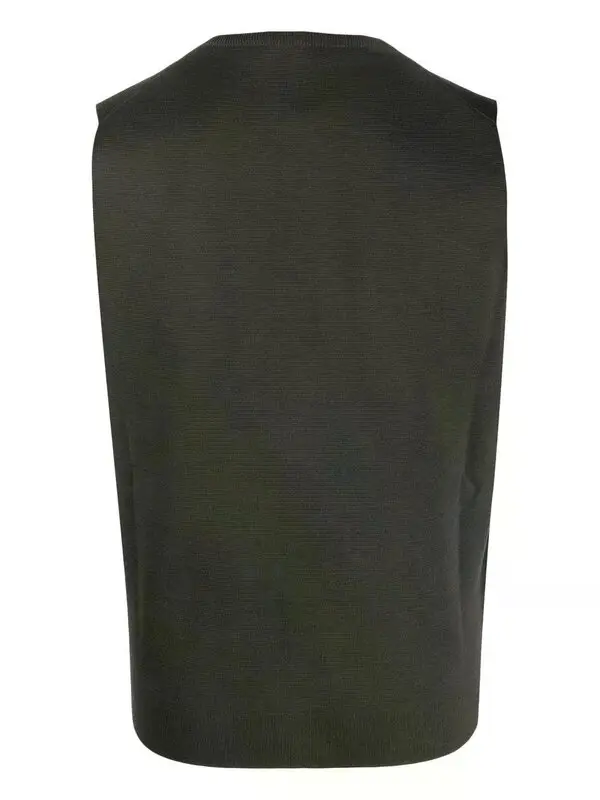 DELL'OGLIO Fine-knit Merino Wool Vest