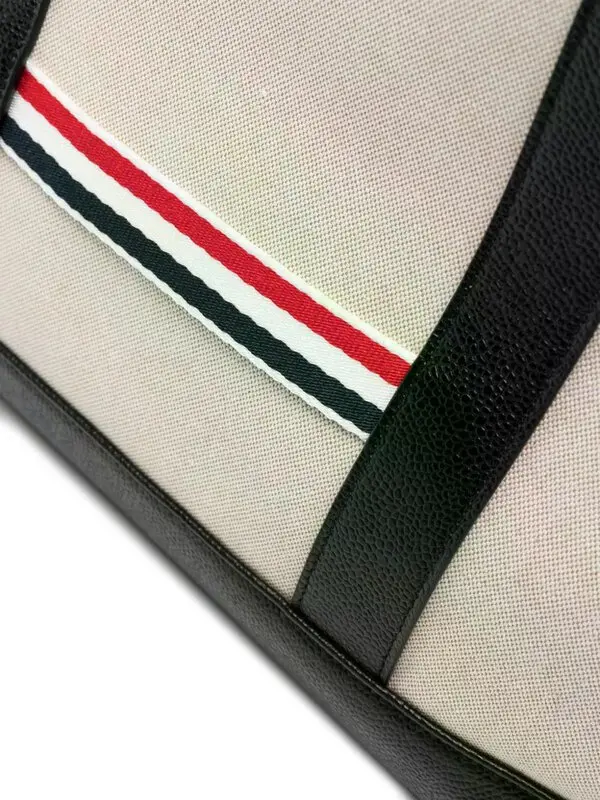 Thom Browne Rwb Stripe Tote Bag