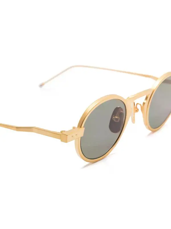 Thom Browne Round-frame Sunglasses - Gold