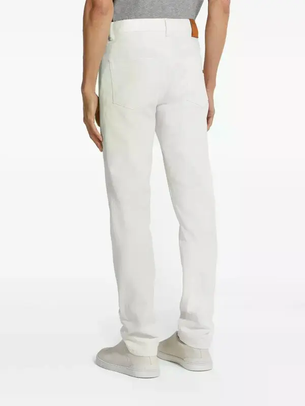 Zegna Roccia Rinse-washed Jeans - White