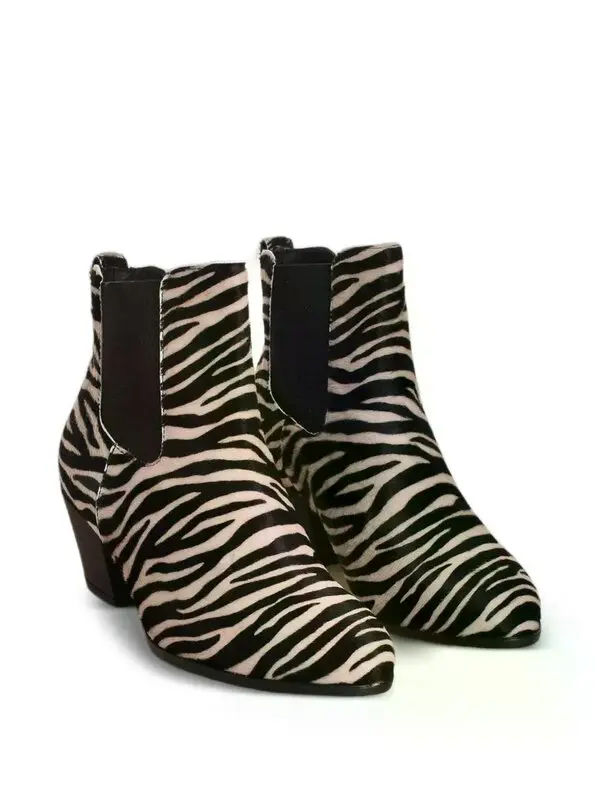 Hogan Zebra-print Chelsea Boots