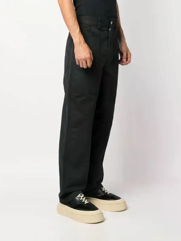 MARANT Leonel Straight-leg Cotton Trousers