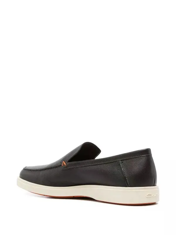 Santoni Leather Loafers