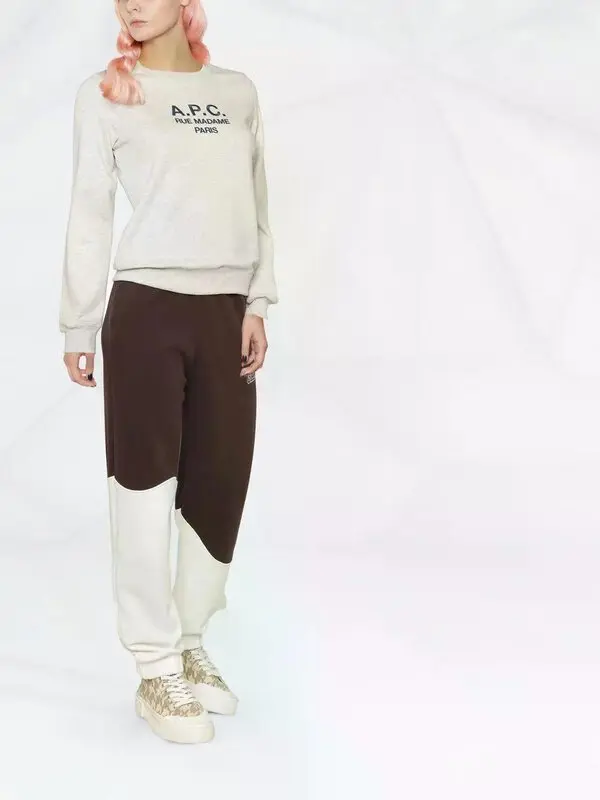 A.p.c. Logo-print Cotton Sweatshirt