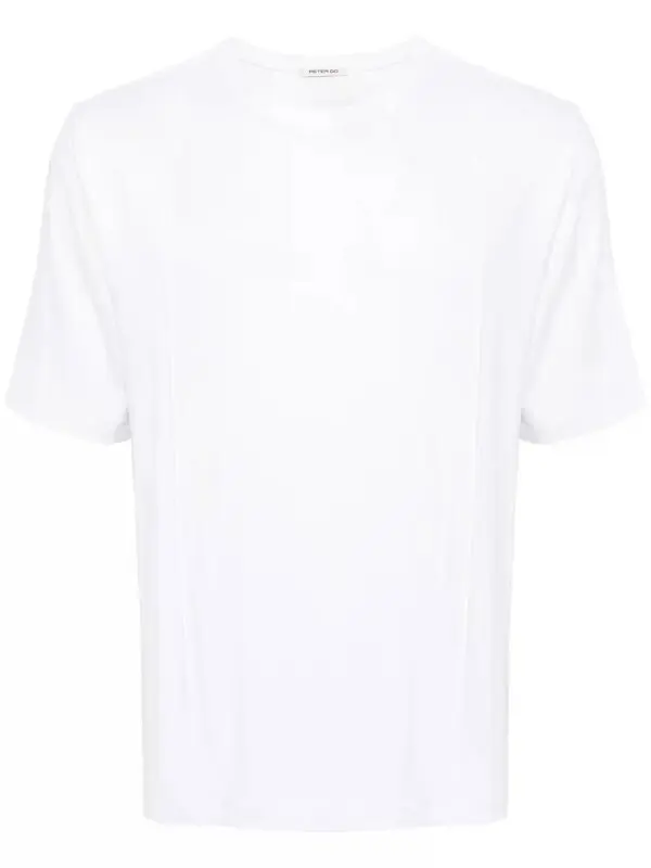 PETER DO Pleat-detail Cotton T-shirt