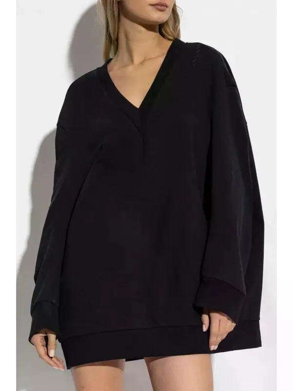 Marni V-neck Sweater Dress