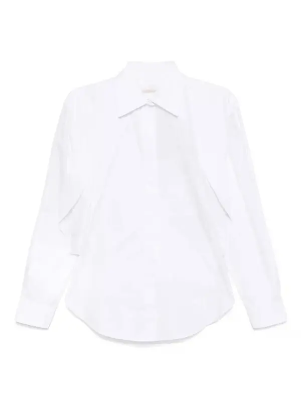 LITKOVSKA Cut-out Cotton Shirt