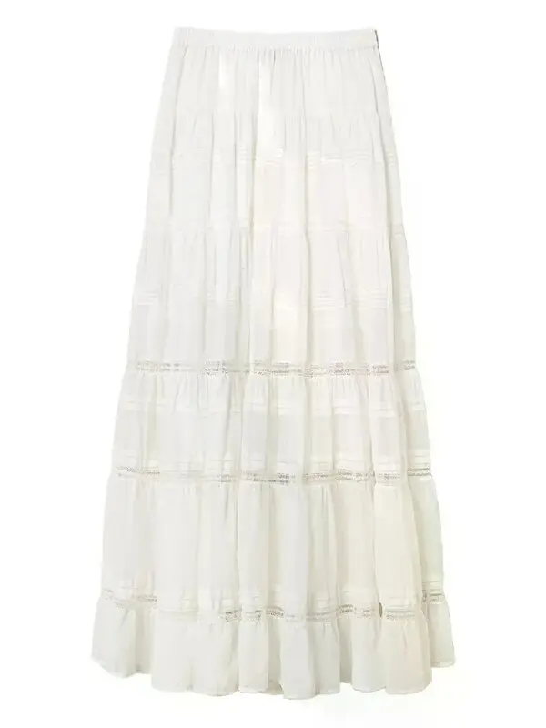 TWINSET Tiered Maxi Skirt