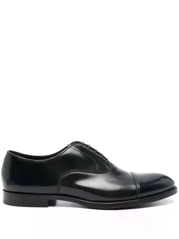 DOUCAL'S Leather Oxford Shoes - Blue