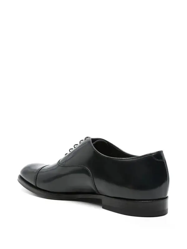 DOUCAL'S Leather Oxford Shoes - Blue