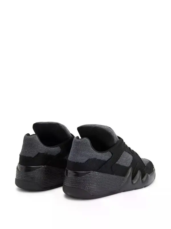 GIUSEPPE ZANOTTI Talon Logo-patch Sneakers - Black