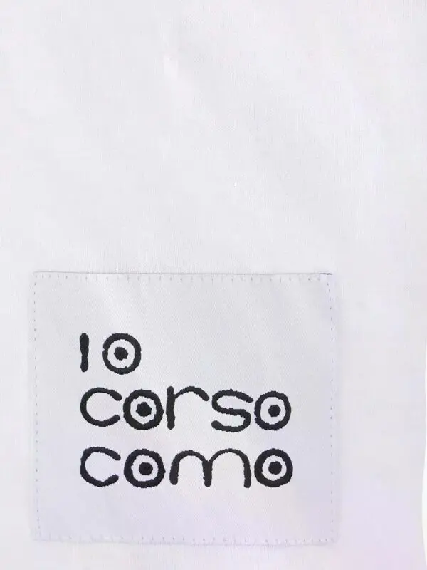 10 CORSO COMO Logo-patch Cotton T-shirt
