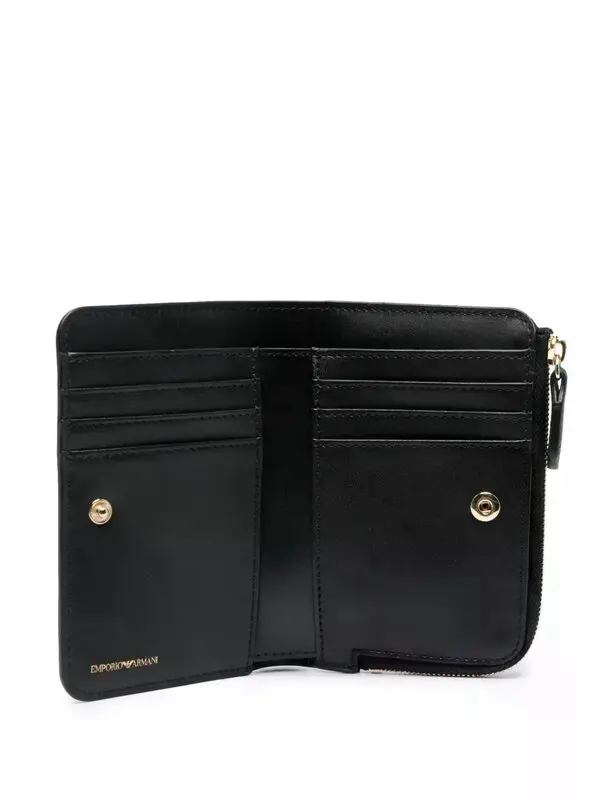 Emporio Armani Engraved-logo Leather Cardholder